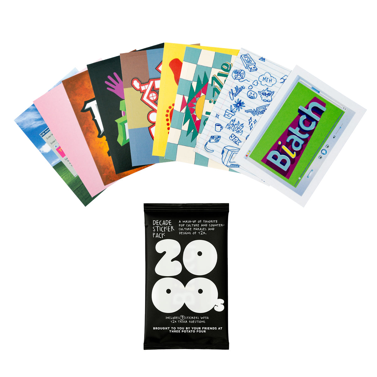 Decade Card Pack - Y2K – THREE POTATO FOUR