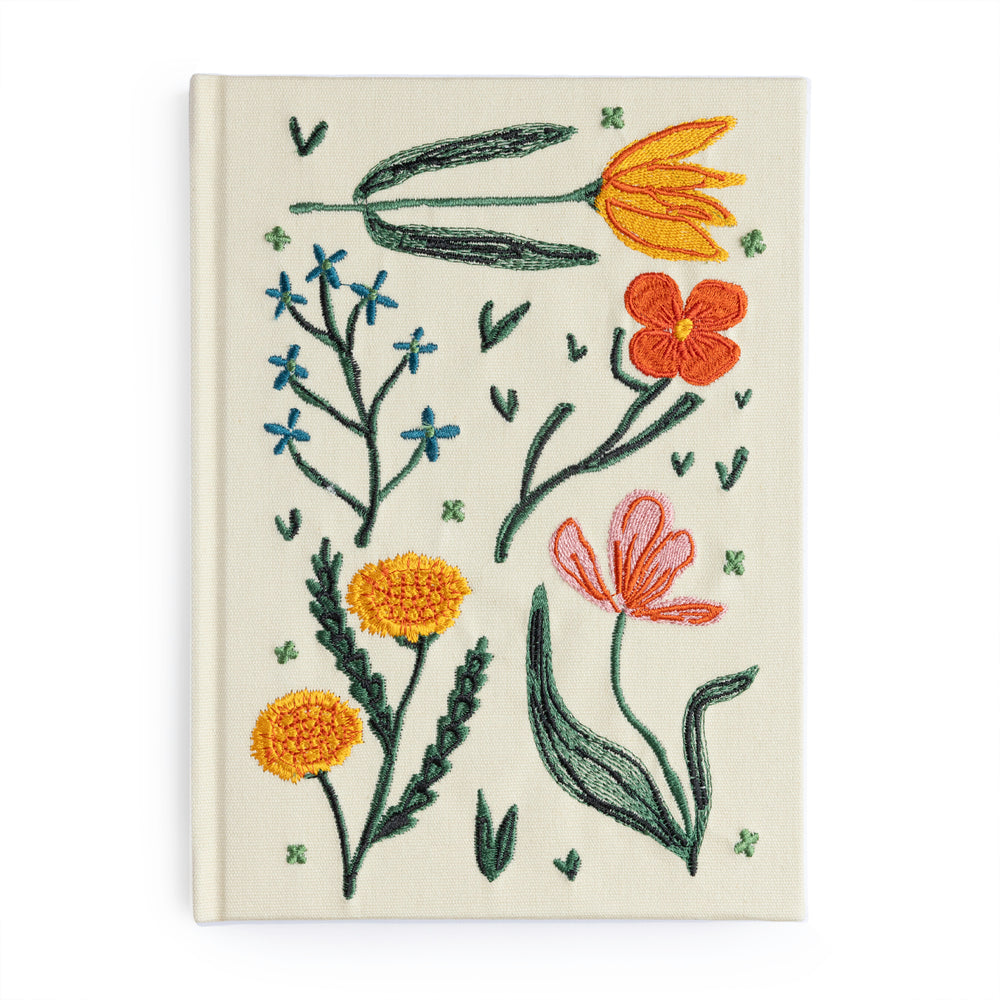 Embroidered Journal – THREE POTATO FOUR