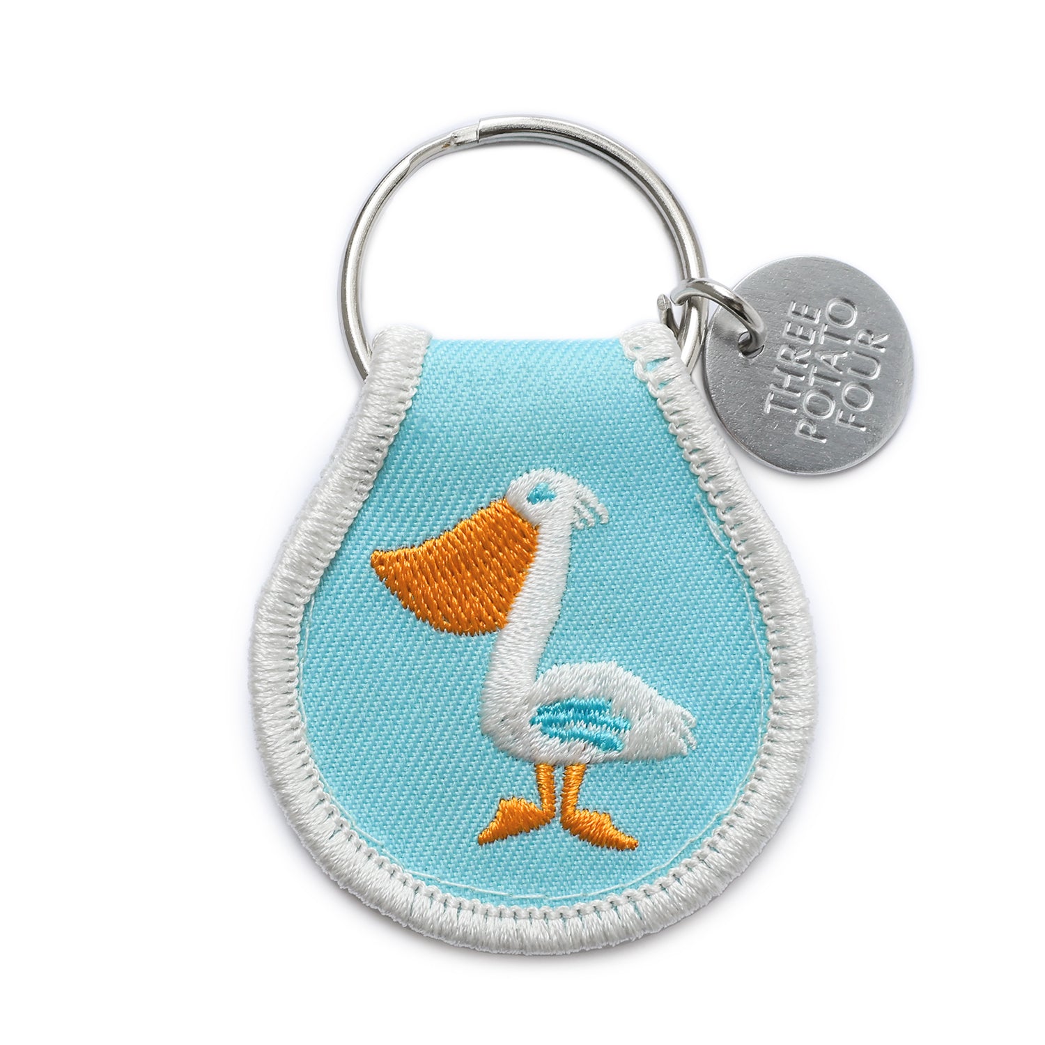 Patch Keychain - Harbor Pelican – THREE POTATO FOUR