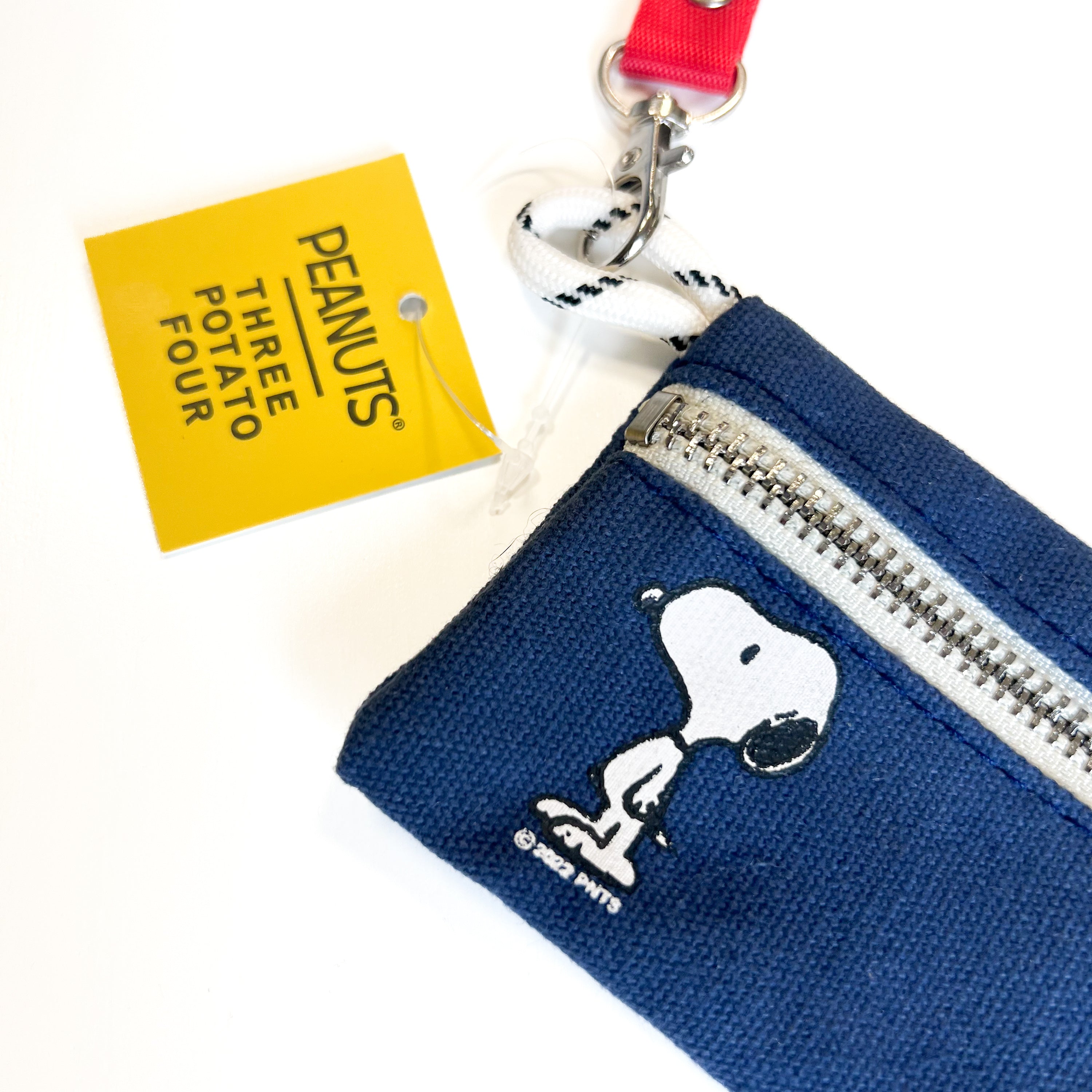 Three Potato Four X Peanuts Snoopy Classic Lanyard Pouch THREE three-potato-four-x-peanuts-snoopy-classic-lanyard-pouch-three