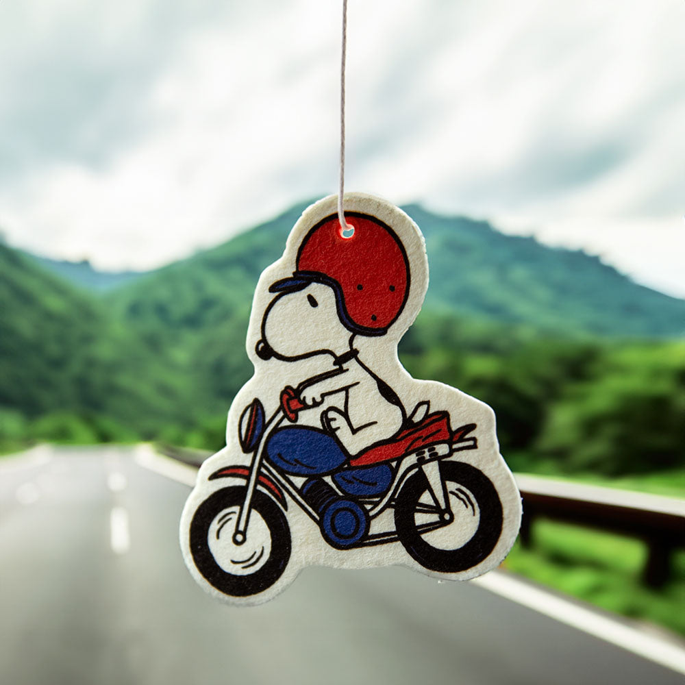 Three Potato Four x Peanuts® - Snoopy Motorcycle Air Freshener – THREE ...