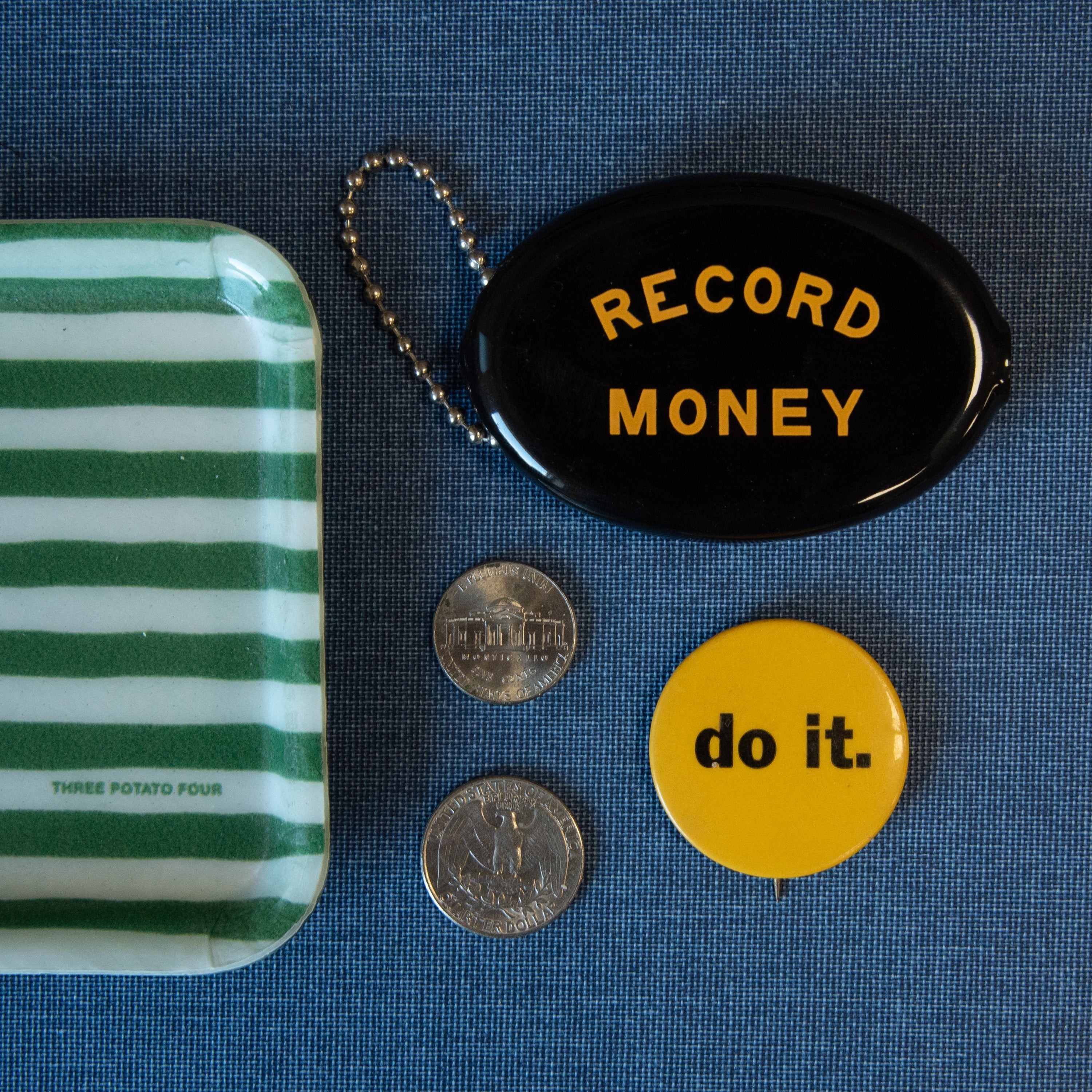 Coin Pouch - Record Money – THREE POTATO FOUR