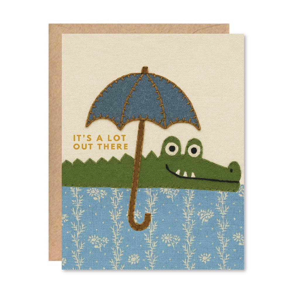 Greeting Card - Crocodile – THREE POTATO FOUR