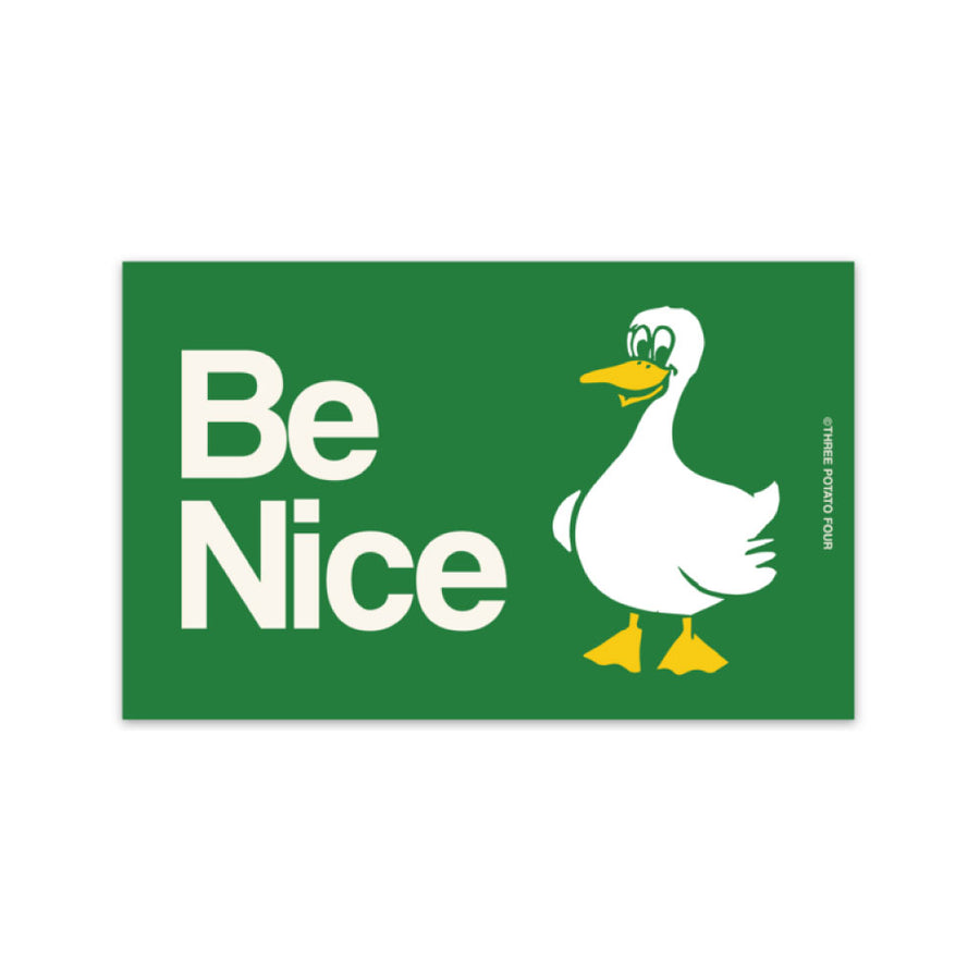 Bumper Magnet - Be Nice – THREE POTATO FOUR