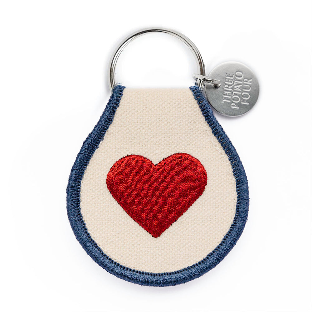 Patch Keychain - Classic Heart – THREE POTATO FOUR